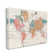 Latitude Run® " Detailed Boho World Map " by Elizabeth Medley Painting Print on Canvas & Reviews ...